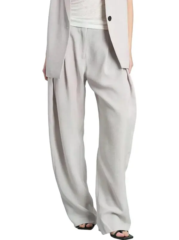 IRO PARIS Sonja Pleated Wide-leg Trousers - Grey