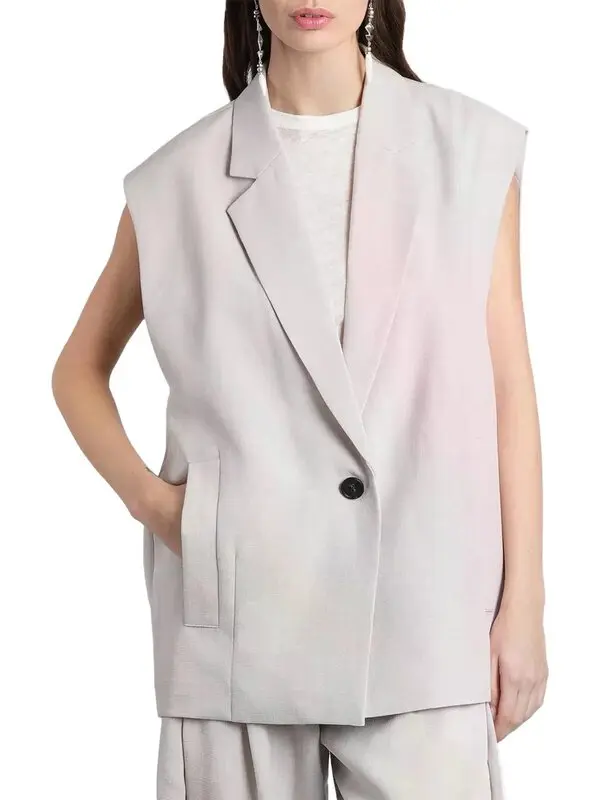 IRO PARIS Soledad Sleeveless Jacket - Grey