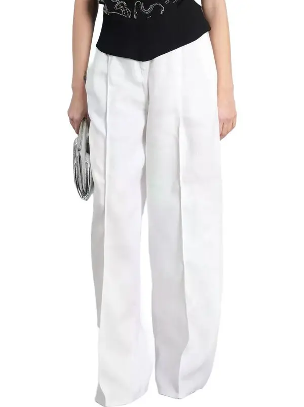 IRO PARIS Remy Pleated Wide-leg Trousers - White