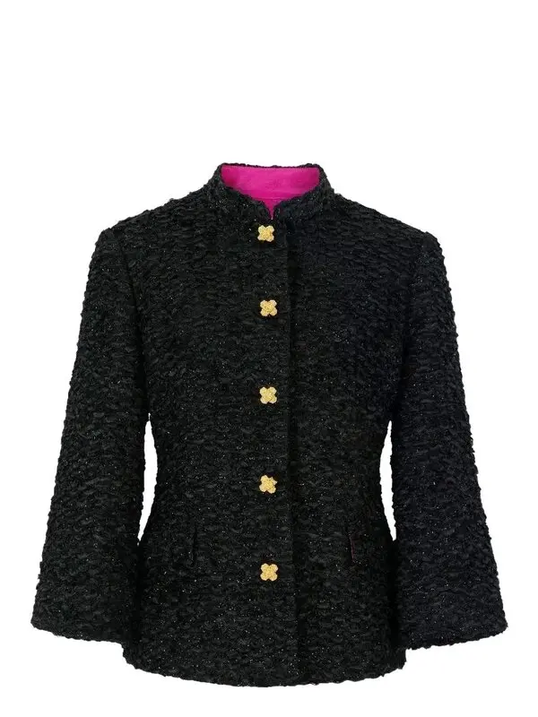 Shanghai Tang Flared-cuff Jacket - Black