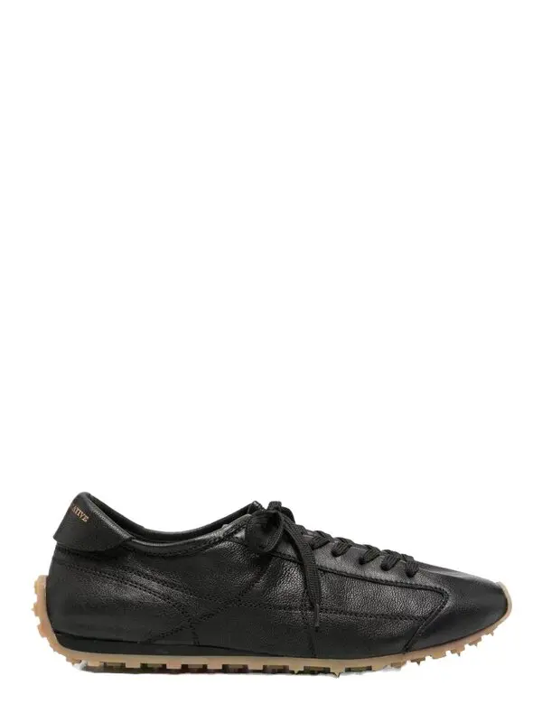 Officine Creative Jarred 001 Pebbled Leather Sneakers - Black