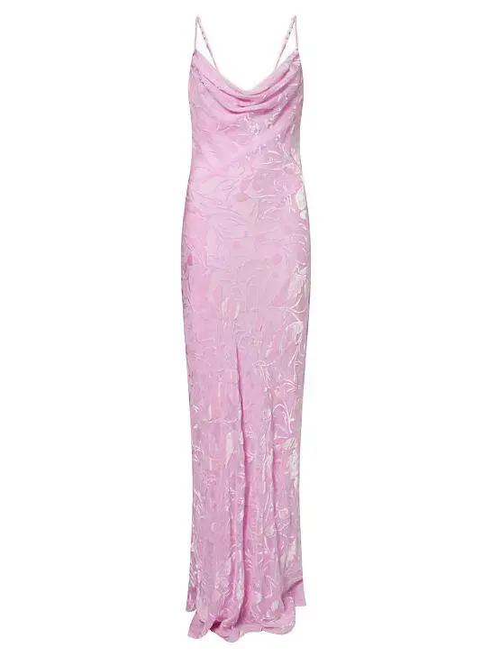 RAT AND BOA Athena Floral Woven Maxi Dress - Pink