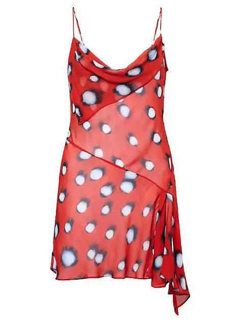 RAT AND BOA Rosela Printed Sheer Mini Dress - Multi