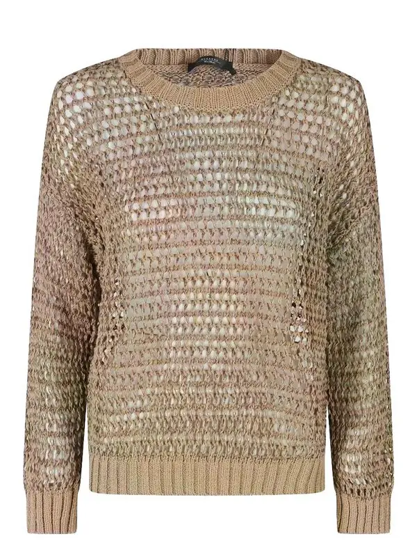 Max Mara Open-knit Sweater - Neutrals
