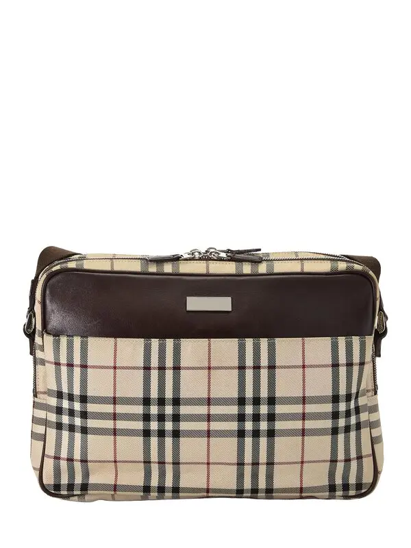 Burberry House Check Messenger - Brown