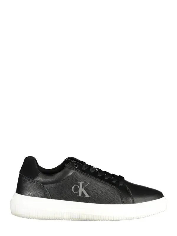 Calvin Klein Logo-embossed Sneakers - Black