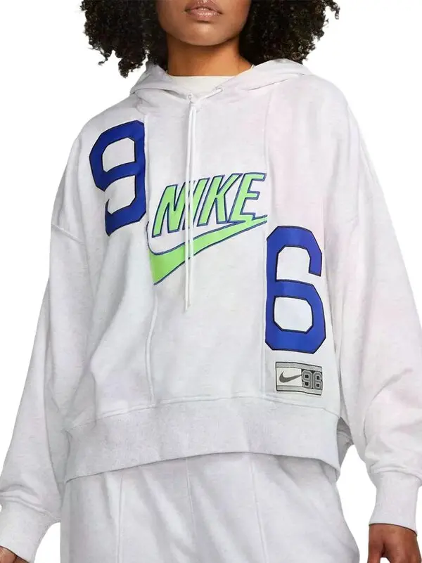 Nike Logo-print Hoodie - Grey