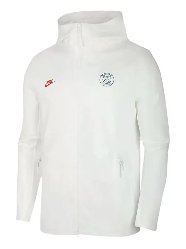 Nike Paris Saint-germain Tech Fleece Zip Hoodie - White