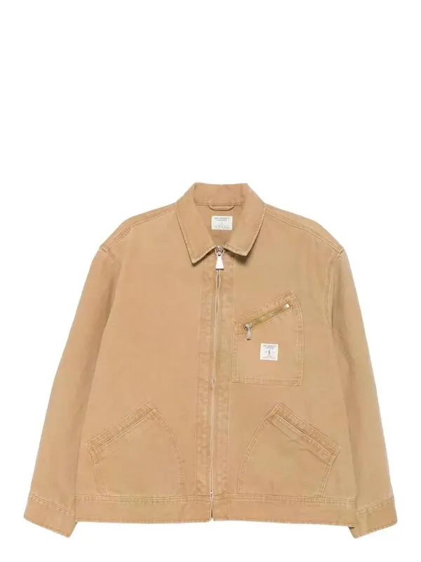 ROY ROGER'S Workwear Zip-up Jacket - Brown