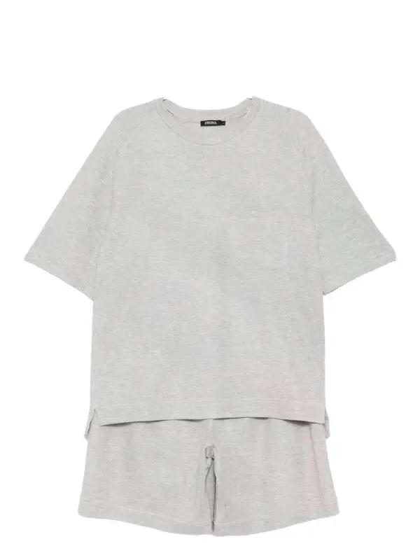 Zegna Patch-pocket T-shirt - Grey