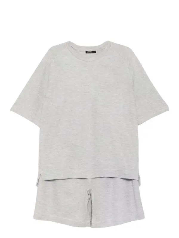 Zegna Patch-pocket T-shirt - Grey