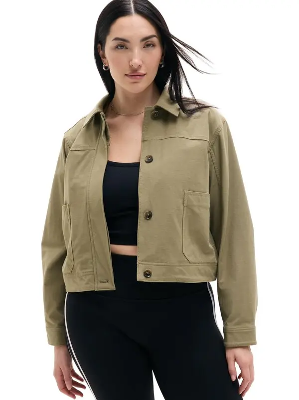 Athleta Skyline Chore Jacket - Perennial Olive