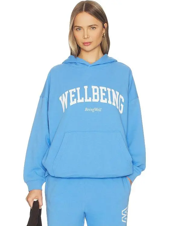 WELLBEING + BEINGWELL Romi Oversized Hoodie - Blue
