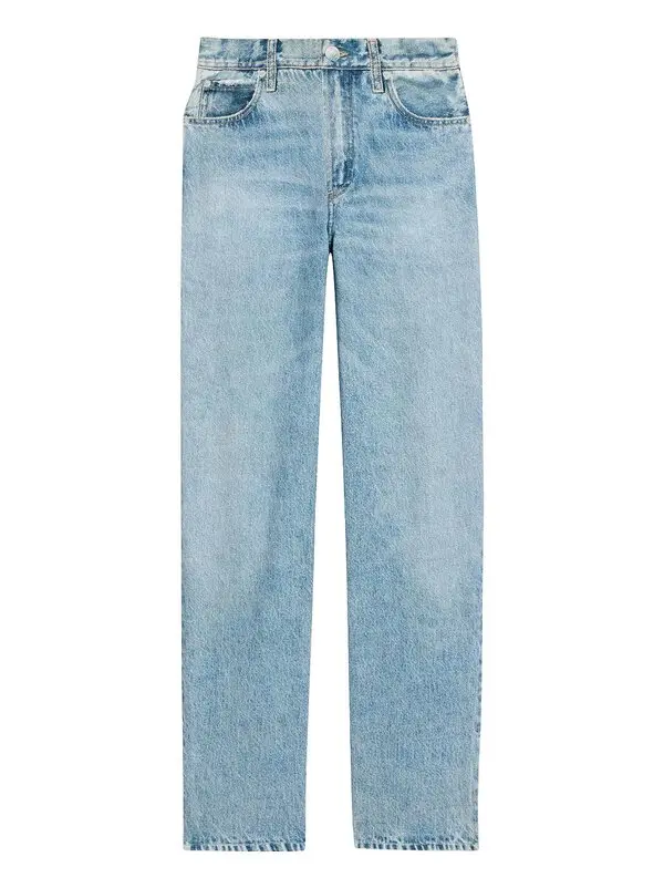 Rag & Bone Miramar Wide-leg Cotton-terry Pants - Light Blue