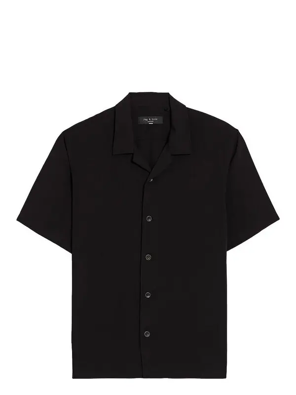 Rag & Bone Avery Woven Shirt - Black