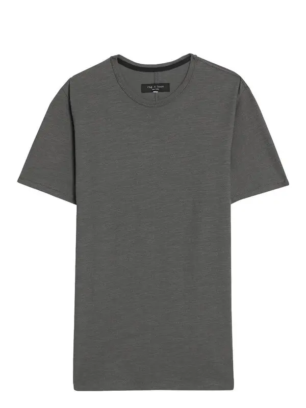 Rag & Bone Core Cottonjersey Tshirt - Anthracite