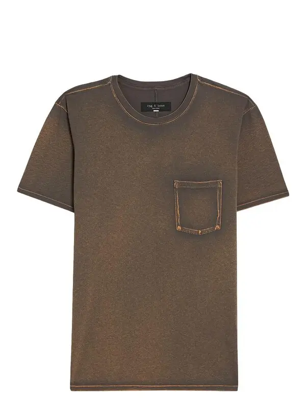Rag & Bone Cottonjersey Tshirt - Brown
