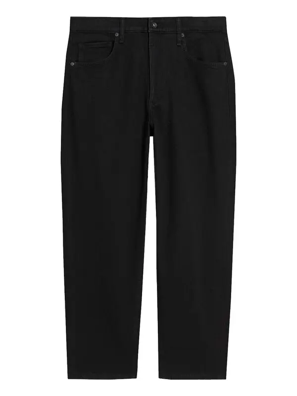 Rag & Bone Cropped Tapered Denim Jeans - Black
