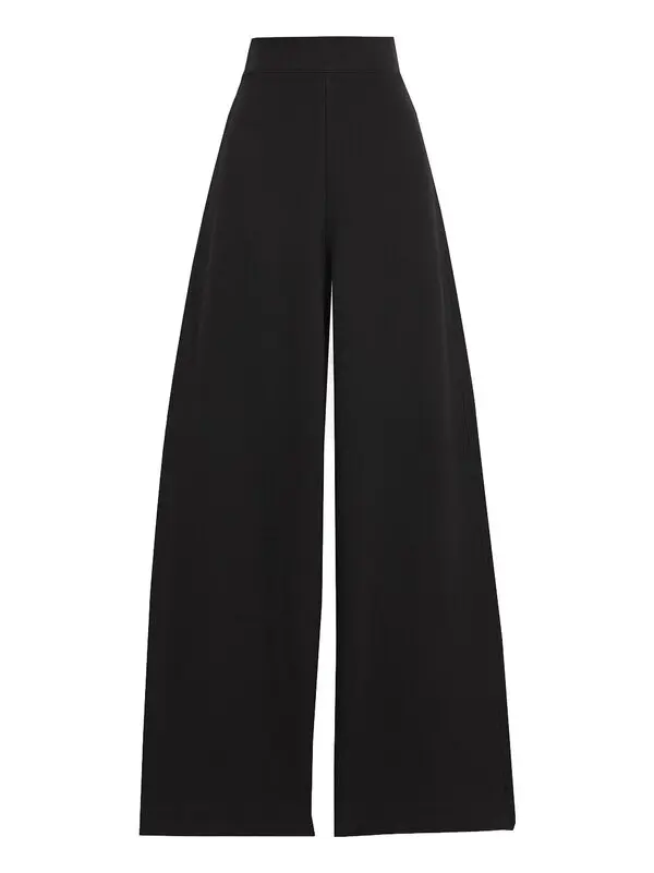Rag & Bone Iris Ponte Wide-leg Pants - Black