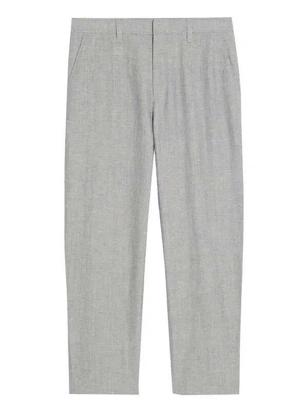 Rag & Bone Baggy Wool-blend Pants - Light Gray