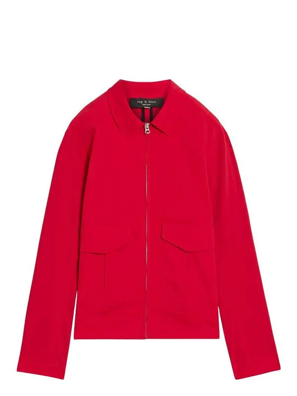 Rag & Bone Cotton-blend Poplin Jacket - Red