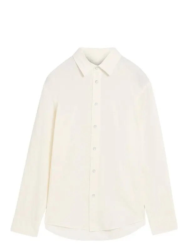 Rag & Bone Griffin Hemp And Cottonblend Shirt - Ivory