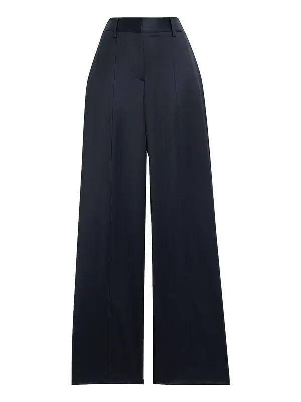 TWP Wool-twill Straight-leg Pants - Midnight Blue