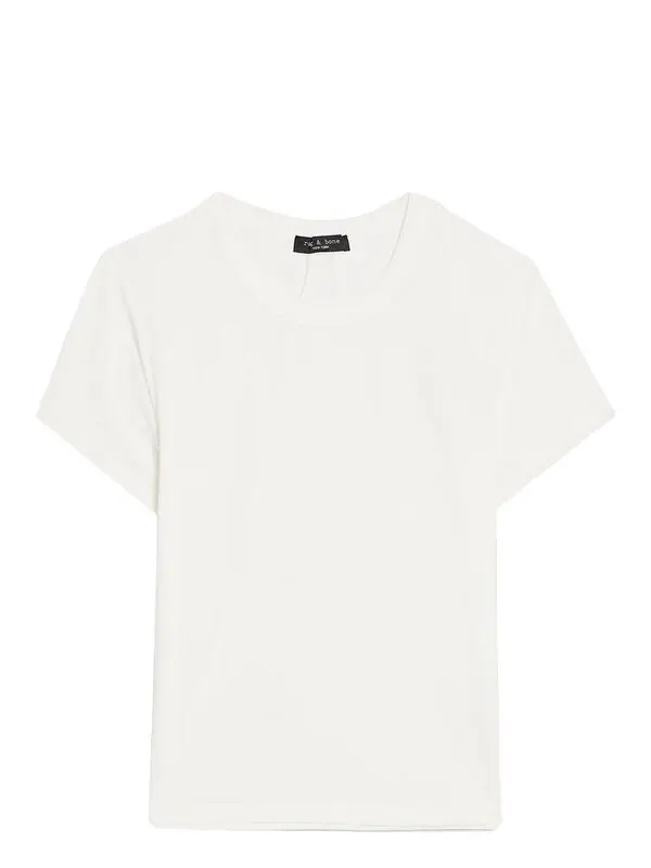 Rag & Bone Luca Stretch-modal Jersey T-shirt - White
