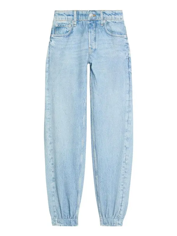 Rag & Bone Miramar Denim-effect Print Track Pants - Light Denim