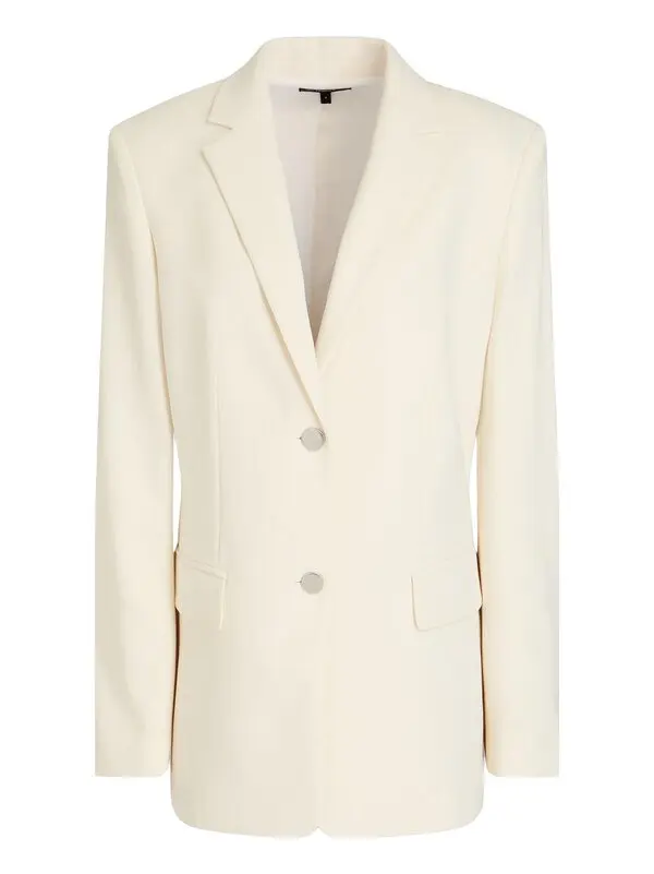 Theory Crepe Blazer - Ivory