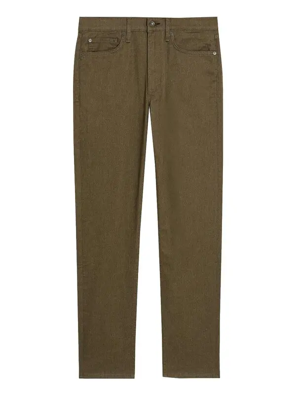 Rag & Bone Fit 2 Flyweight Cotton-blend Twill Pants - Army Green
