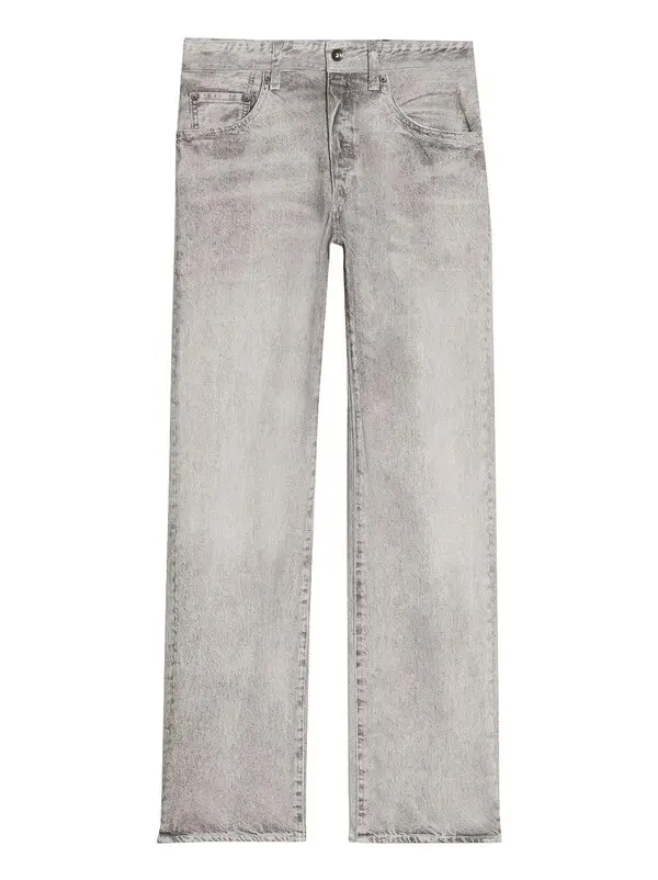 Rag & Bone Printed Cotton Pants - Gray