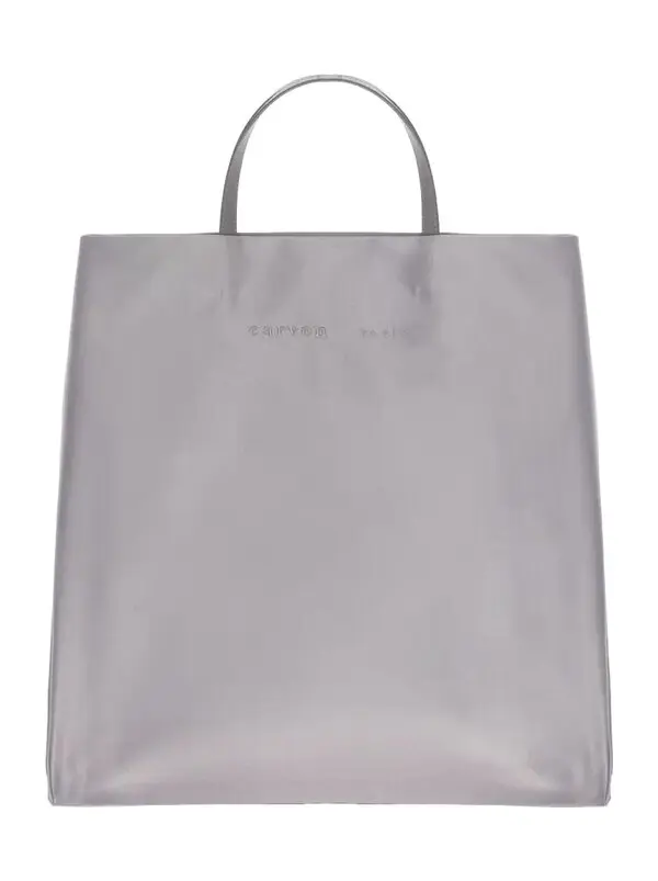 Carven Smooth Tote Bag - Grey