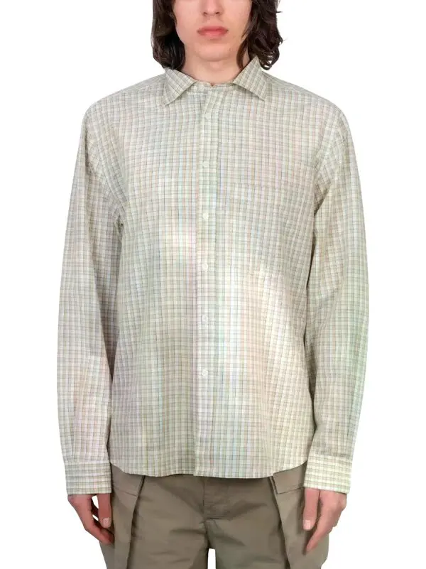 Gimaguas Ruben Check-print Shirt - Neutrals