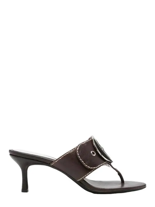 Jeffrey Campbell Solani Buckle-detail Sandals - Brown