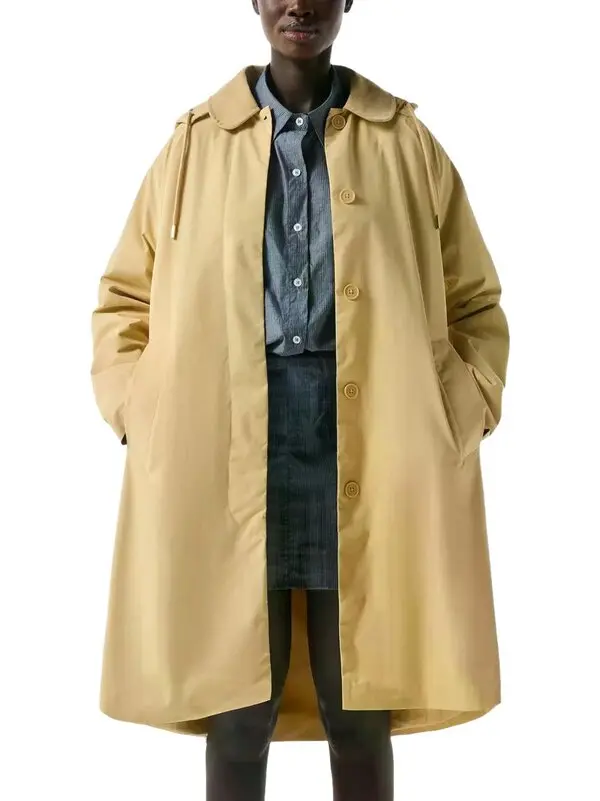 Hunter X Karen Walker Rain Mac Detachable-hood Parka - Neutrals
