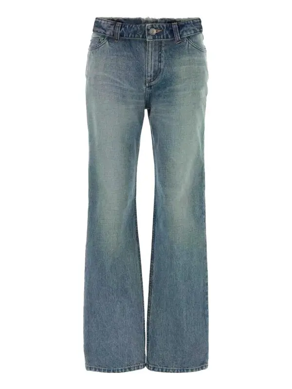 Alexander McQueen Faded-effect Jeans - Blue