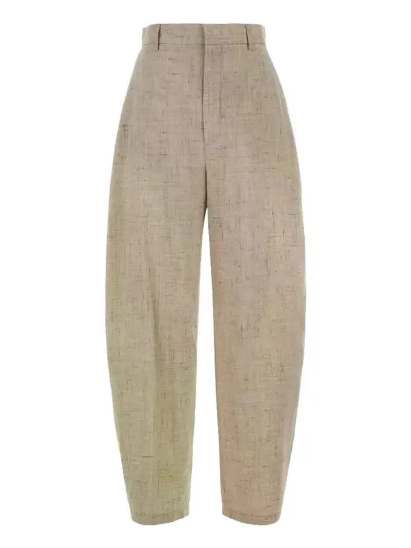 Moschino Melange Tailored Trousers - Neutrals
