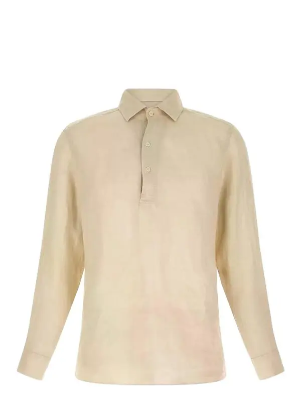 MC2 SAINT BARTH Long-sleeve Polo Shirt - Neutrals