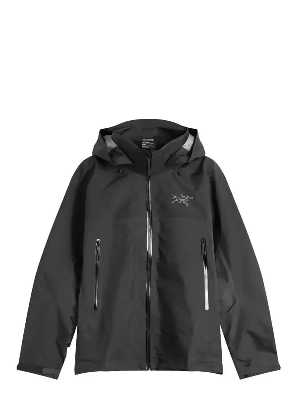 Arc'teryx Hooded Logo-print Jacket - Grey