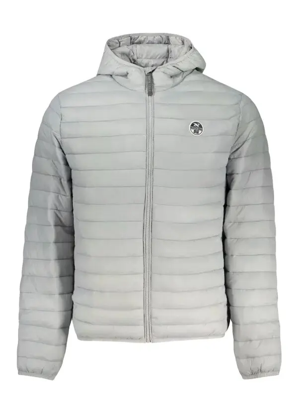 NORTH SAILS Quilted Hooded Jacket - Grey