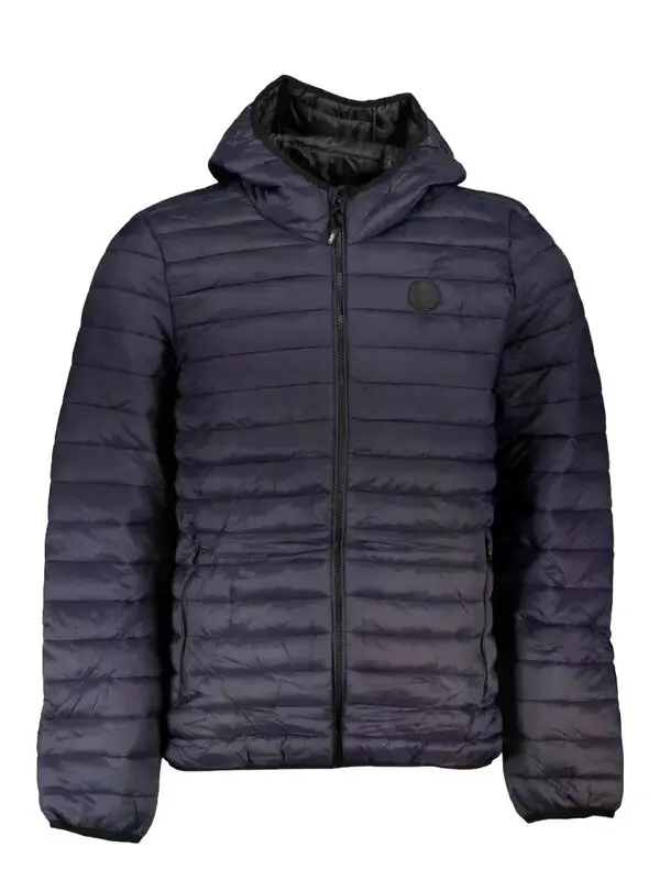 GIAN MARCO VENTURI VINTAGE Quilted Hooded Jacket - Blue