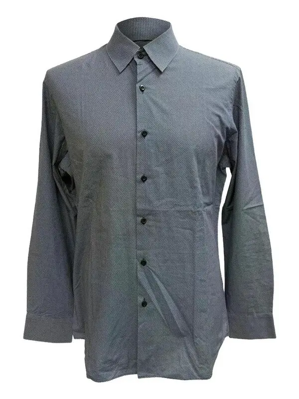Prada Patterned Button-down Shirt - Blue