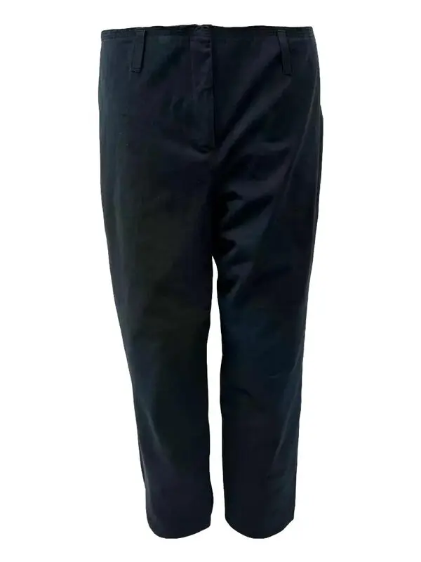 Prada Low-rise Cropped Trousers - Blue