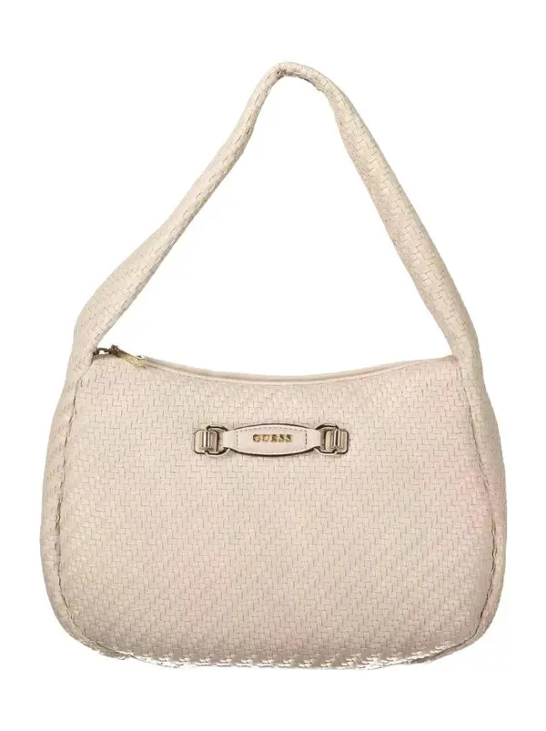 Guess Woven Shoulder Bag - Neutrals