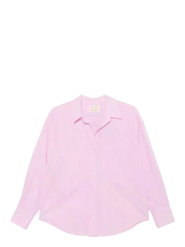 MC2 SAINT BARTH Striped Embroidered Shirt - Pink