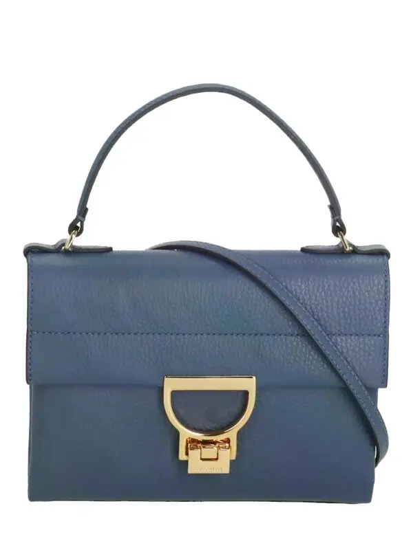 COCCINELLE Mini Arlettis Leather Tote Bag - Blue