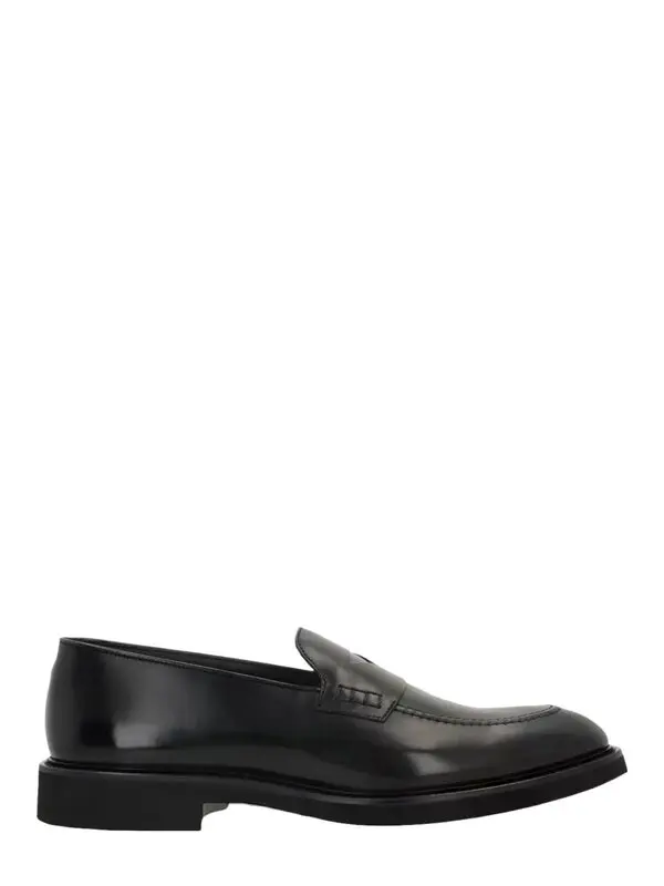 DOUCAL'S Leather Loafers - Black