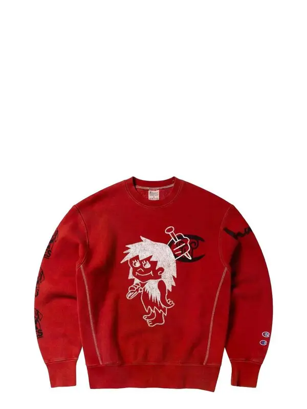 Champion Graphic-print Sweatshirt - Red