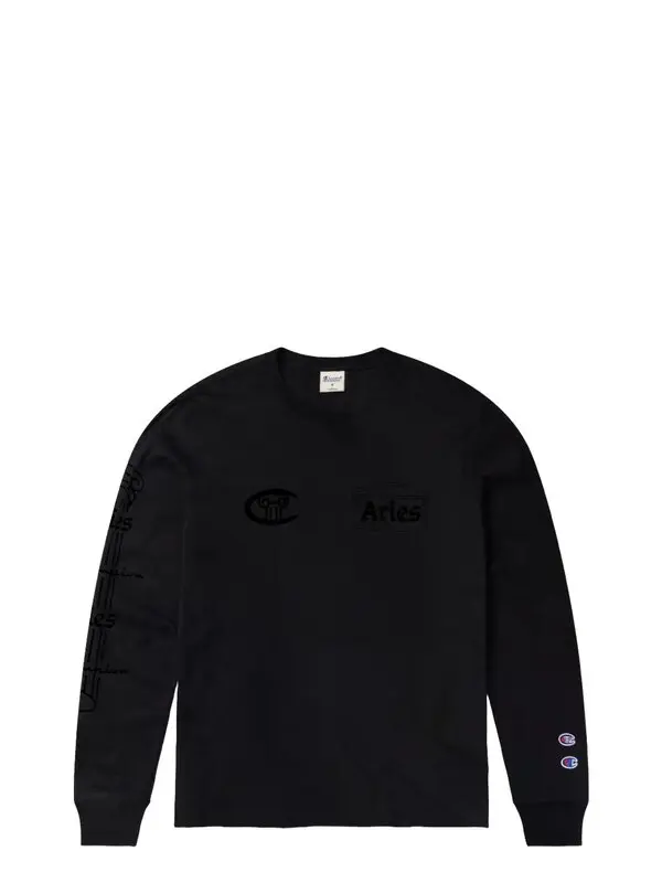 Champion X Aries Graphic-print Sweatshirt - Black